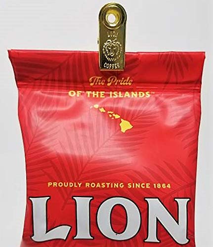 Lion Coffee CHOCOLATE MACADAMIA, Ground, Light Roast, 10 Oz. Bag with Exclusive Lion Coffee Factory Direct Brand Registered Sticker, INDULGENT