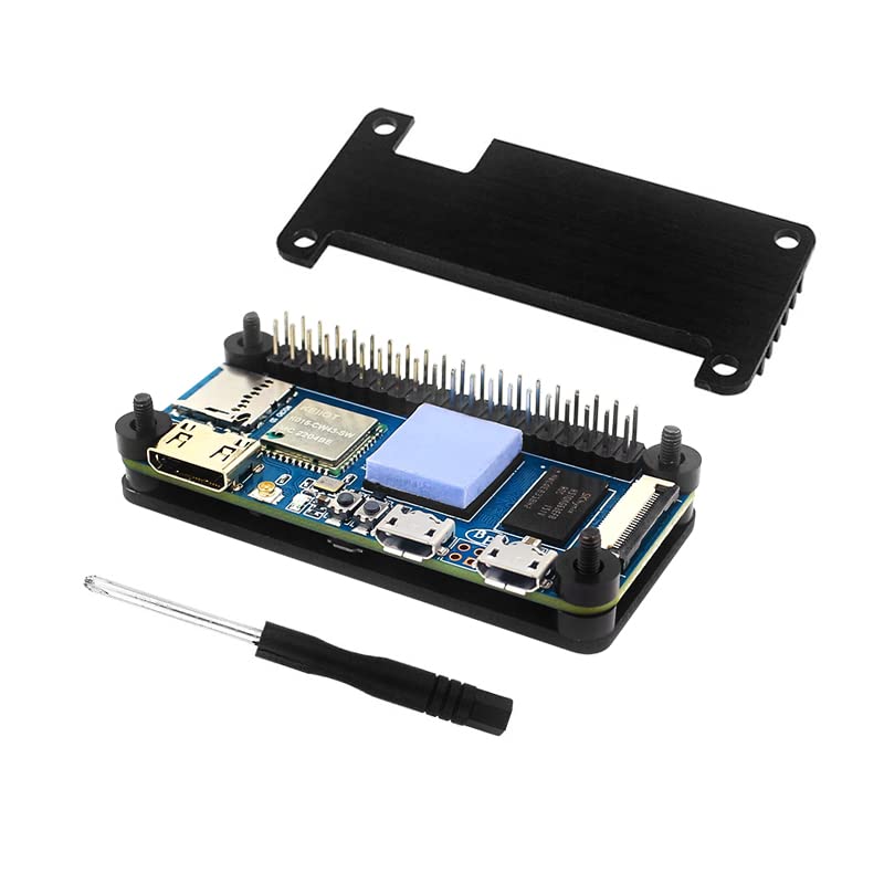 youyeetoo Banana pi M2 Zero Open Source Singal Board Computer, 512MB SDRAM Mini HDMI onboard WiFi (AP6212) & Bluetooth, Support Raspbian Android Armbian RetroPie Ubuntu (Metal Case Bundle)