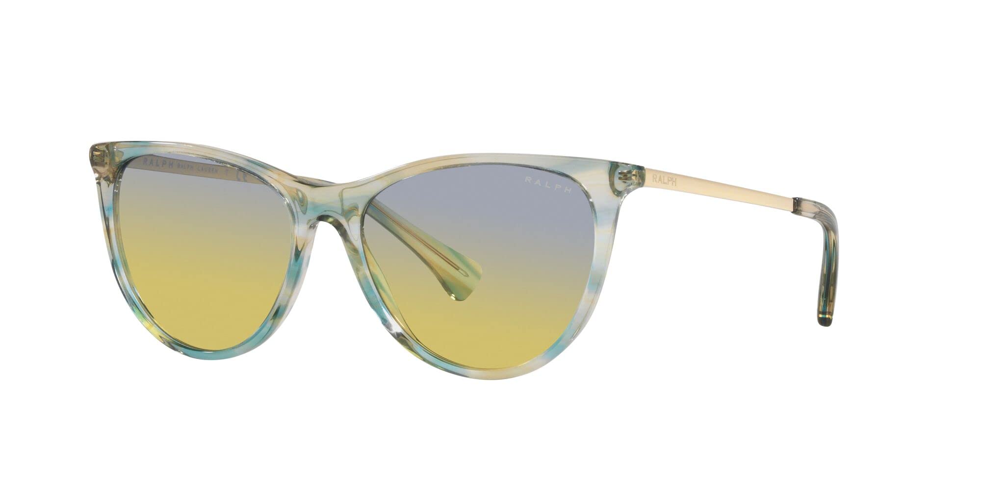 Ralph by Ralph Lauren Women's RA5290 Cat Eye Sunglasses, Pink, 55 mm