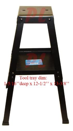 Universal 4 Legs Bench Grinder Buffer Vise Stand w/ Tool Tray Grinder Stand