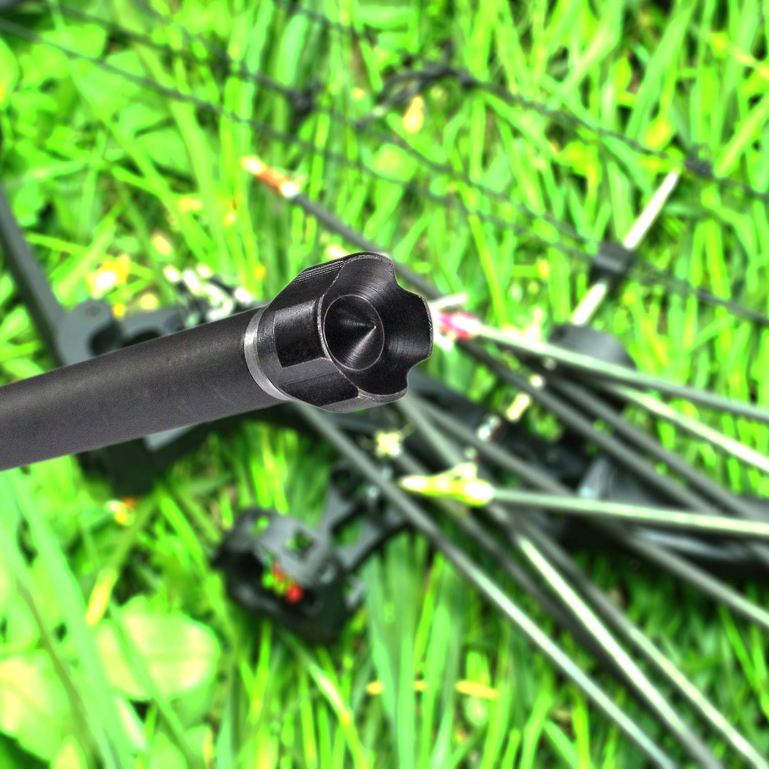 maifield 100 Grain Archery Hunting Small Game Hammer Broadheads Crossbow Compound Bow Arrow Tips (12PK Black Hammer Head)