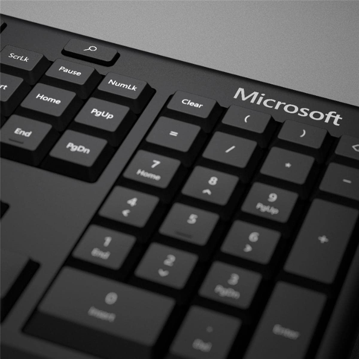 Microsoft Ergonomic Desktop Keyboard and Mouse Combo for Business, Matte Black