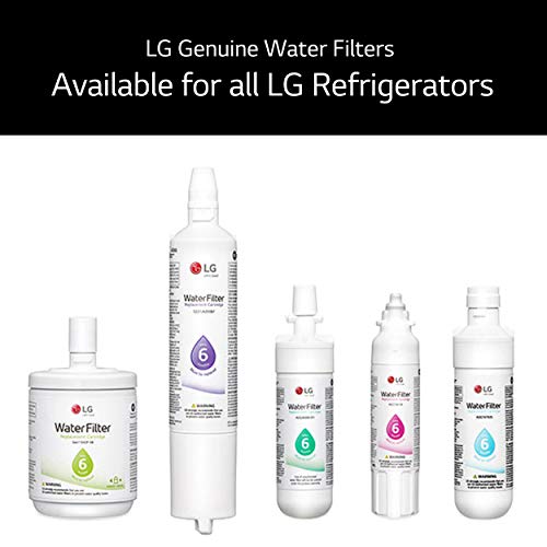 LG LT800P3 6-Month / 200 Gallon Replacement Refrigerator Water Filter, 3 Count (Pack of 1), White