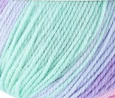 Lion Brand Ice Cream Yarn - 6 Pack with Pattern Cards in Color (Ube)