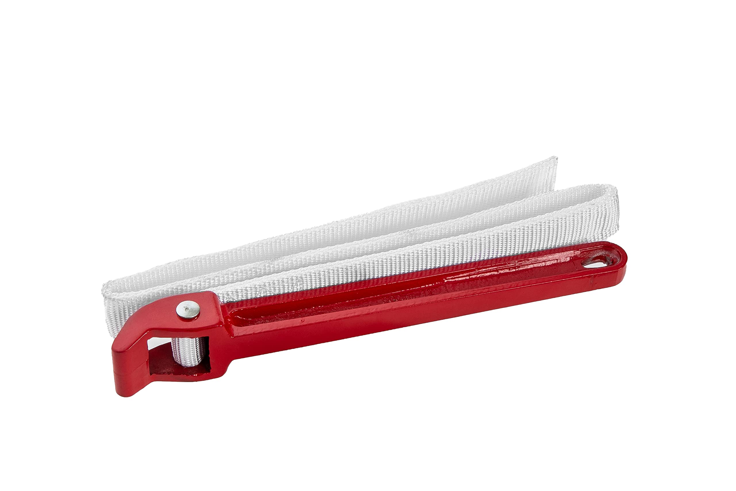 Strap Wrench 12" Handle Adjustable Nylon Strap Pipe Wrench Oil Filter Strap Opener Wrench Disassembly Tool Handle