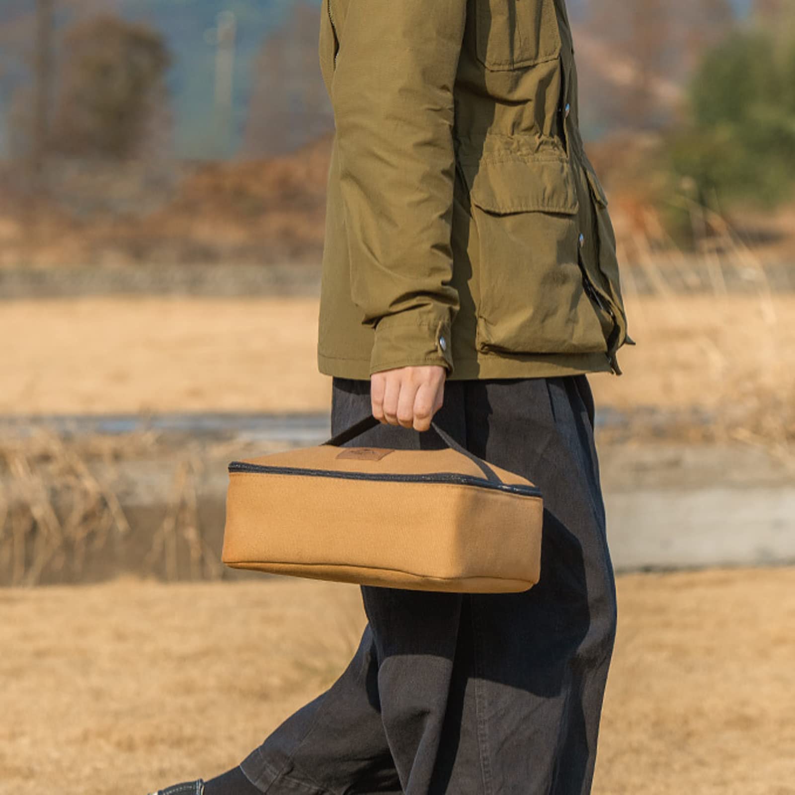 Naturehike Camping Travel Outdoor Storage Bag Accessories Sundries Bag (Square 28 * 24 * 10cm)