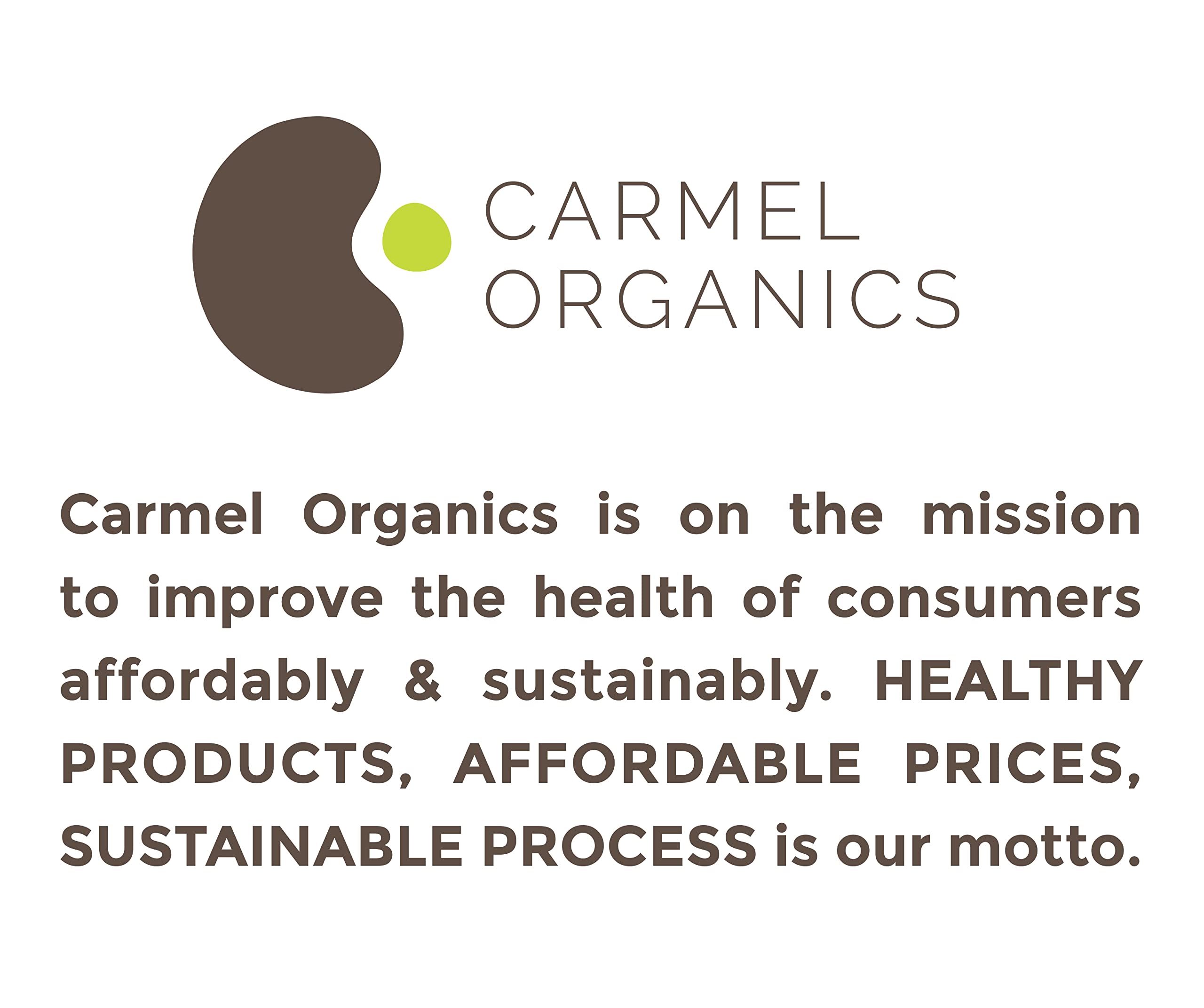 Organic Flax Seeds Whole 8 Ounce or 227g (0.5 Lb) | Non GMO | Kosher | USDA Certified Organic | By Carmel Organics | Unroasted Flax Seed | Plant Based | Linum usitatissimum