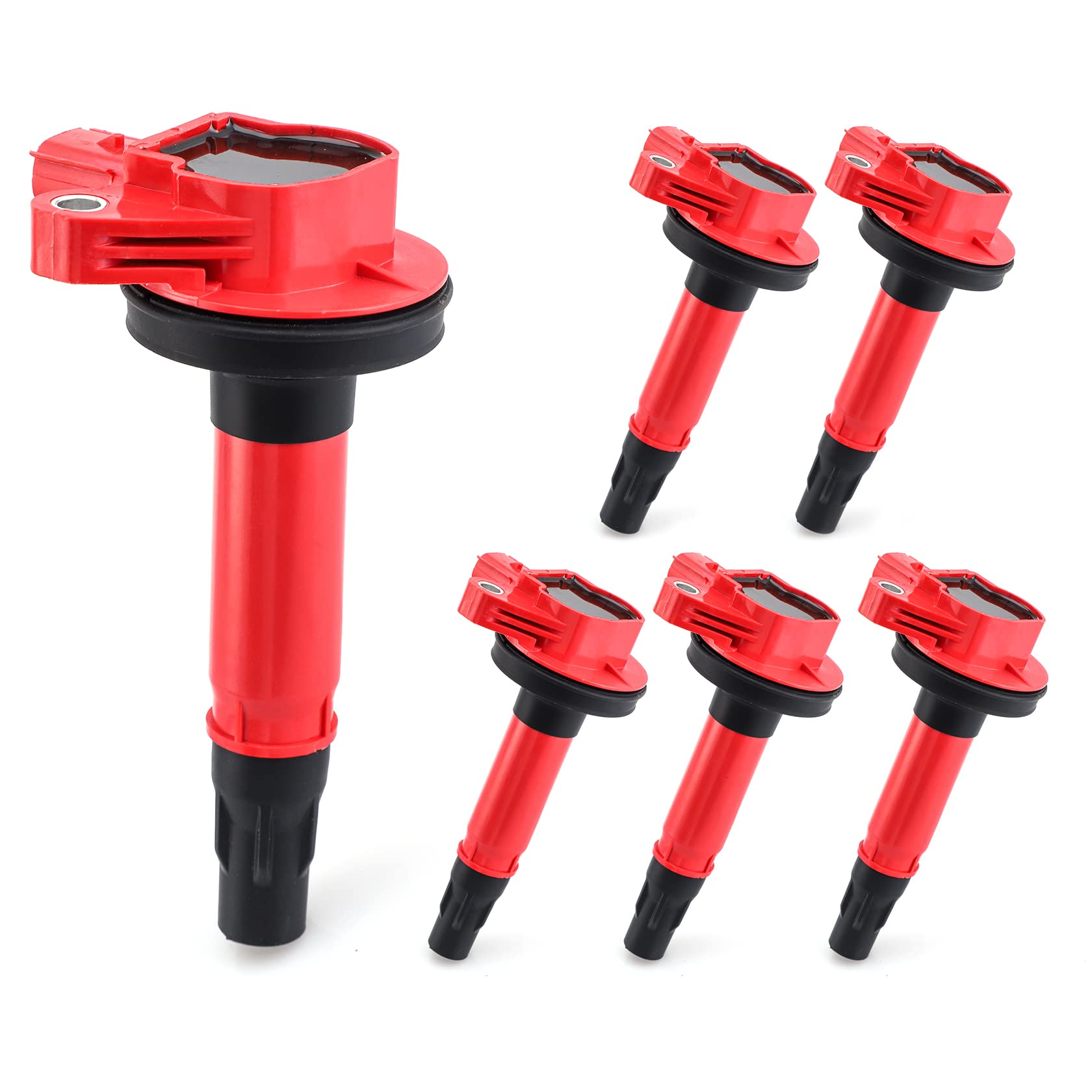 Nextirrer Ignition Coil Pack Set of 6 Replacement Fits For Ford F150 Explorer Edge Taurus Mustang Transit Lincoln Mazda 2015 2016 2017 3.7L 3.5L V6 UF553 DG520