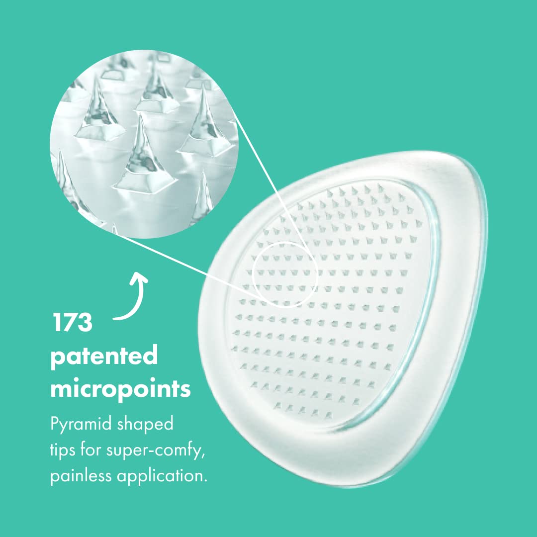 Mighty Patch Micropoint for Blemishes from Hero Cosmetics - Hydrocolloid Acne Spot Treatment Patch for Early Stage Zits and Hidden Pimples, 395 Proprietary Micropoints (6 Patches)