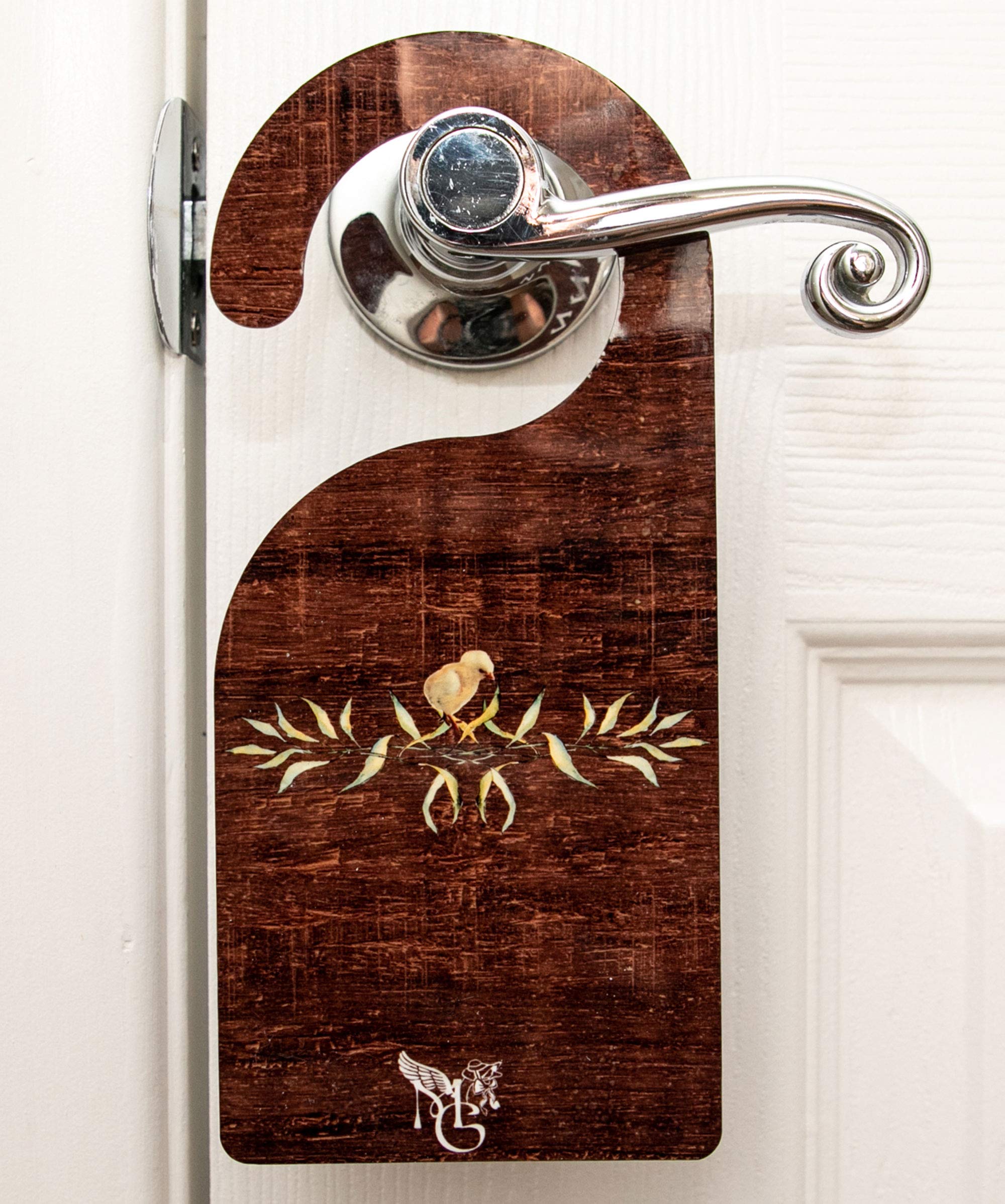 Mumsy Goose Baby Sleeping Sign - Baby is Asleep Door Knob Hanger