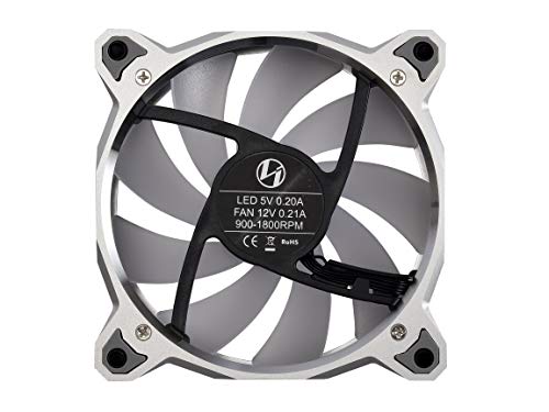 LIAN LI Bora Digital Series RGB BR DIGITAL-3R S, 120mm Addressable RGB LED PWM Fan, 3 Fans Pack - Silver Frame,Sliver