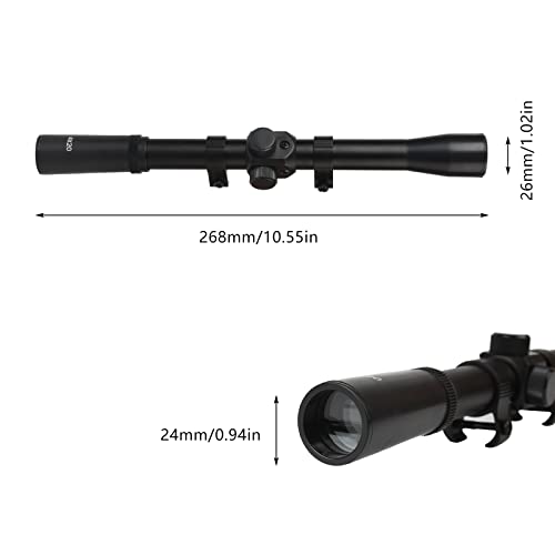 Ranstac Sight Scope 4X20 Magnification Scope Fits for 11mm Weaver Picatinny Mount CJ/MZJ-17