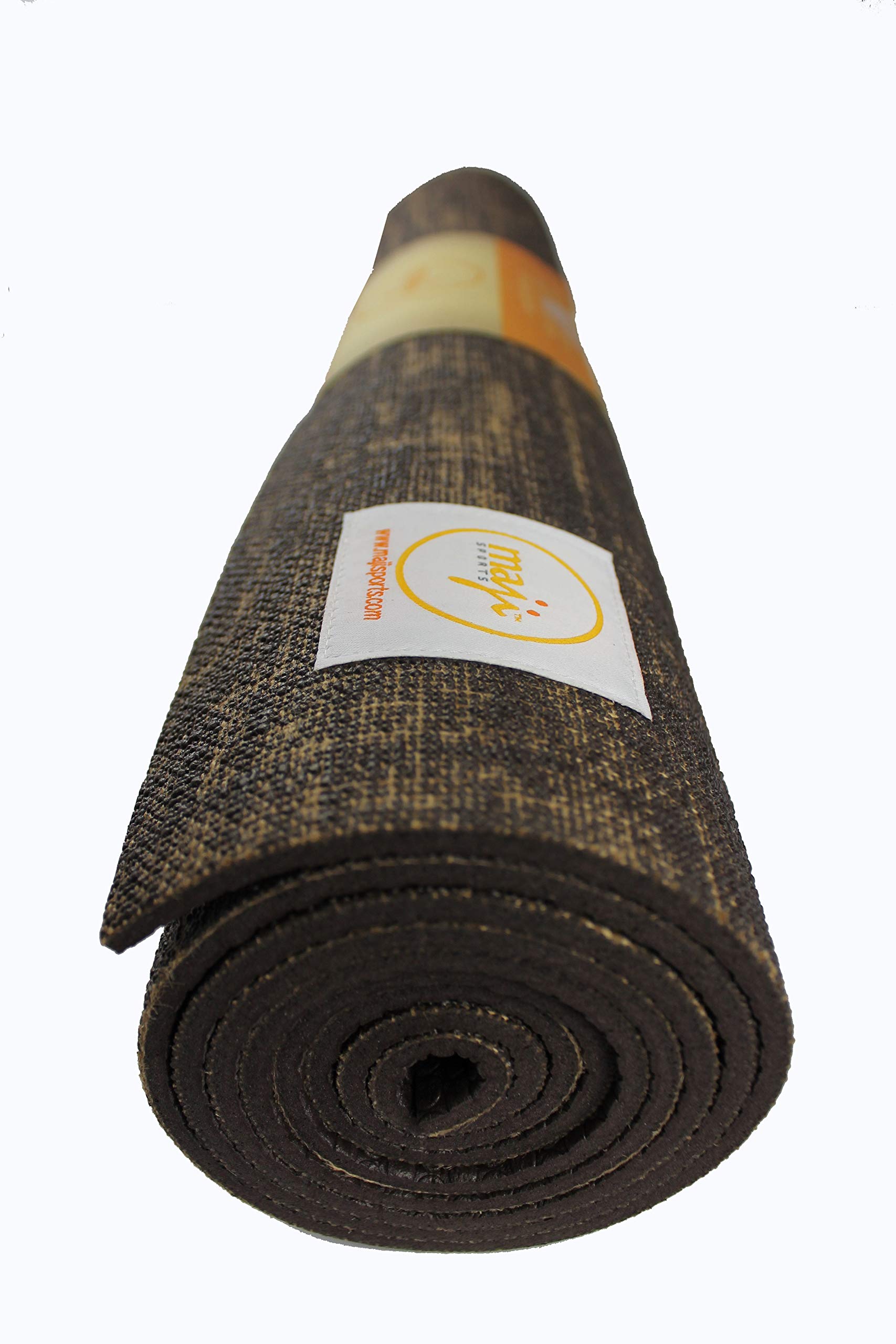 Maji Sports Jute Yoga Mat, Brown, 24 x 68 x 4.5mm