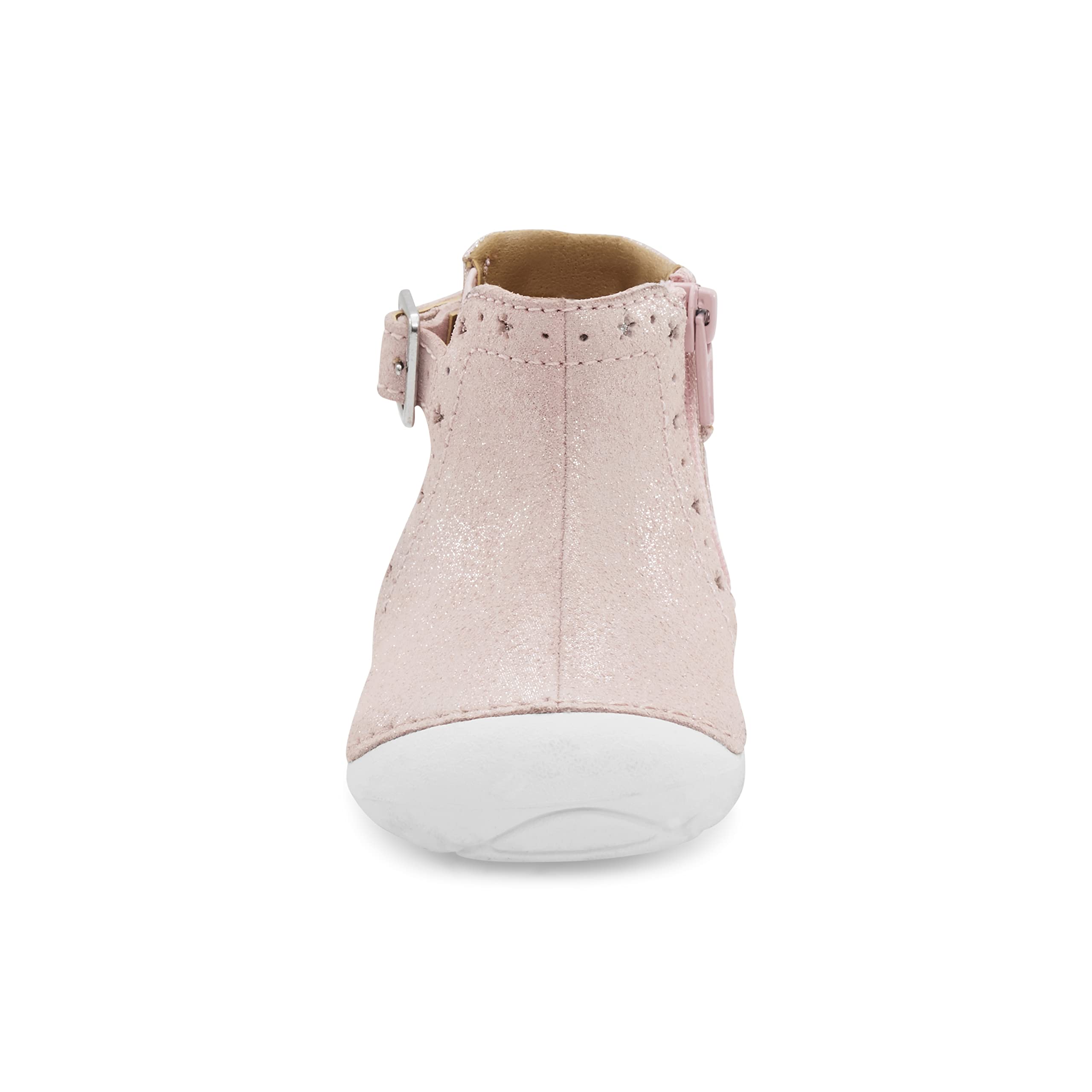 Stride Rite Baby Girls SM Agnes First Walker Shoe, Pink, 3 Infant