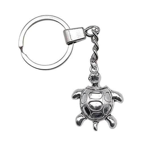 SLNFXC Souvenirs Men Keychain Sliver Colors 35x27mm Pendant Keyring Backpack Accessories