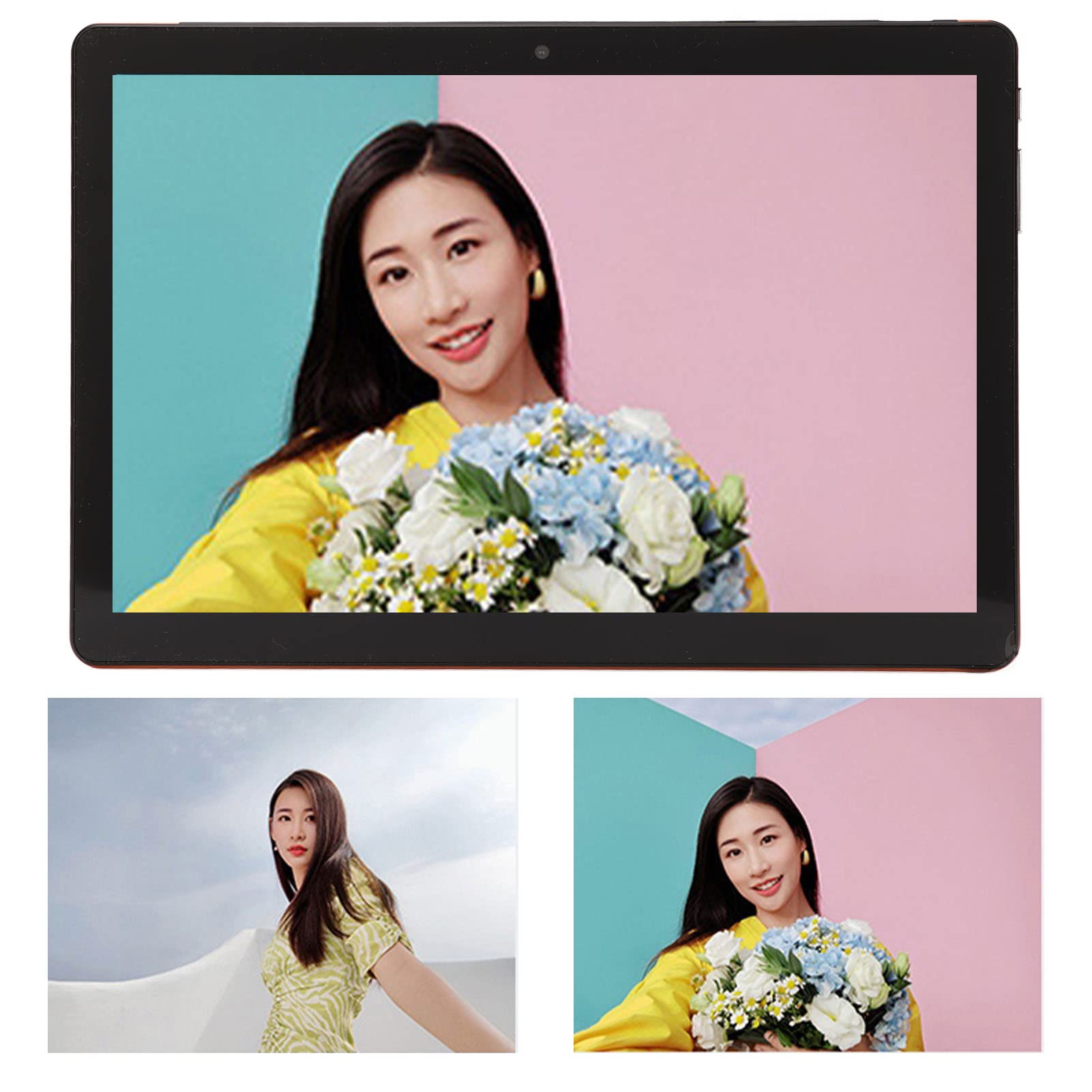 MAVIS LAVEN HD Tablet, 10.1 Inch Tablet 1280x800 100‑240V 10.1in IPS LCD 4GB RAM 64GB ROM for Office (US Plug)