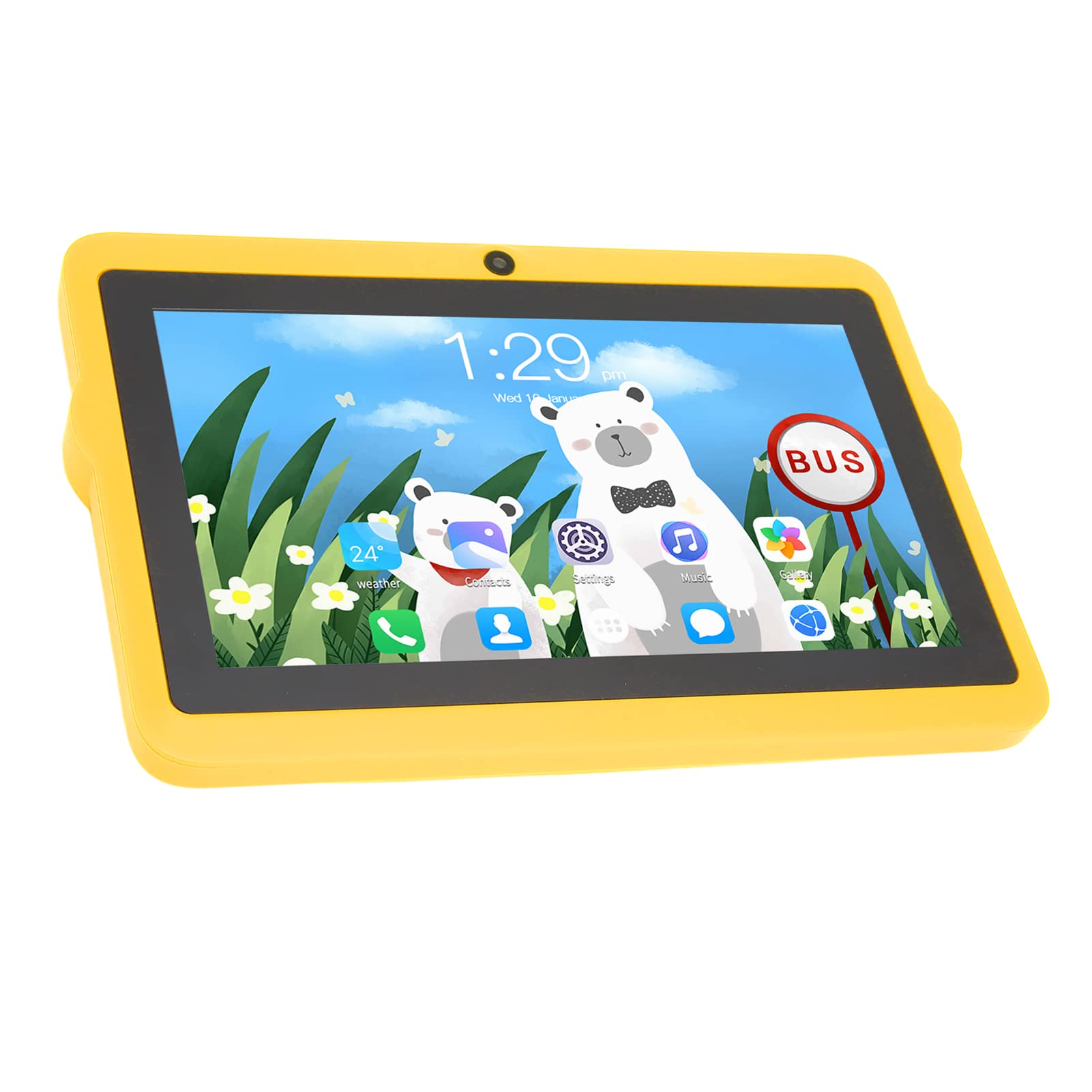 MAVIS LAVEN Kids Tablet, 2GB 32GB Toddler Tablet 5G WiFi Dual Band 100‑240V for Android10 for Home (US Plug)
