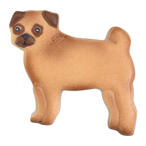 Pug Dog 3.75 Inch Cookie Cutter from The Cookie Cutter Shop – Tin Plated Steel Cookie Cutter