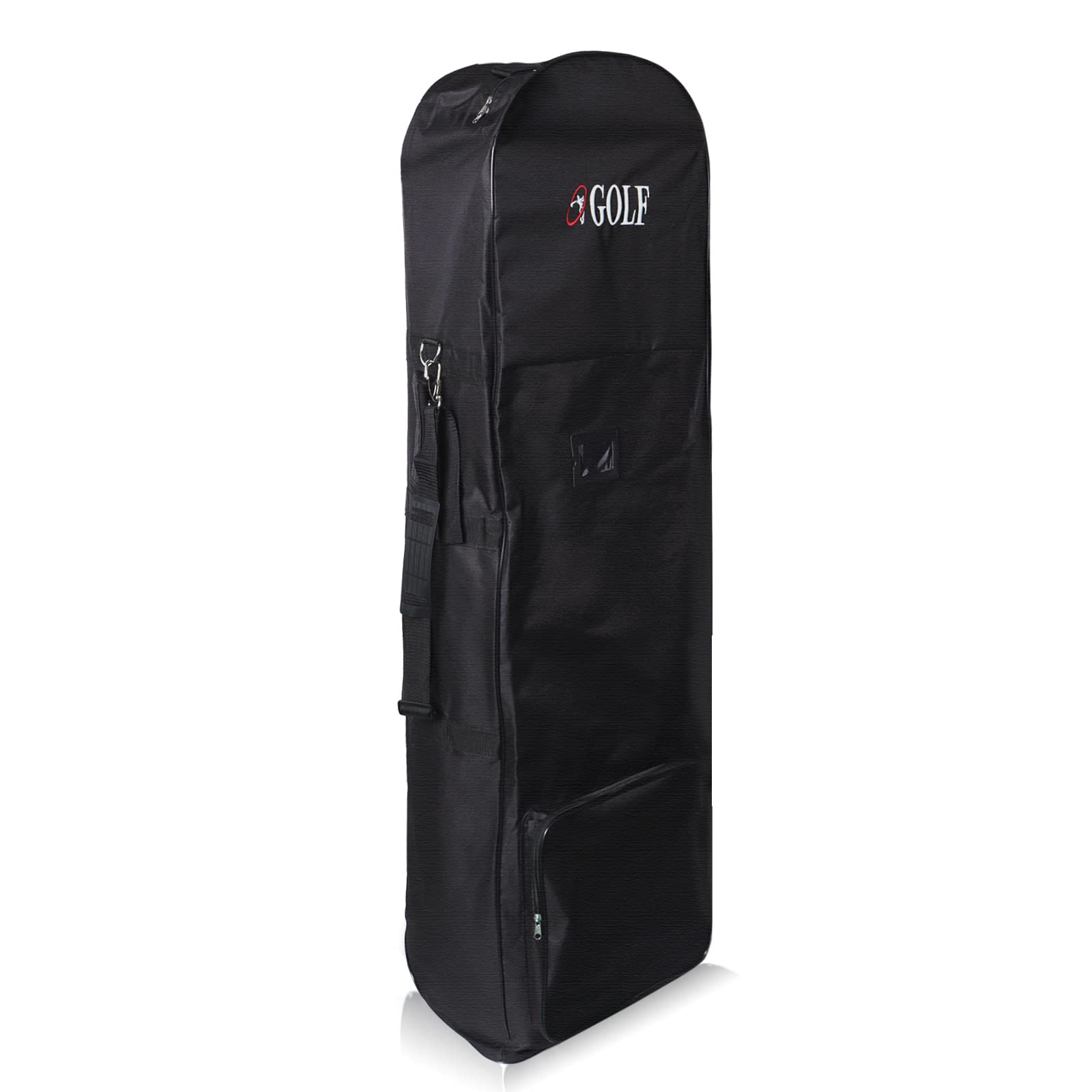 SOHAPY Golf Travel Bag and Support Rod, Universal Size Folding Bag with Wheels for Airlines Travel Golf Club Bag Accessories