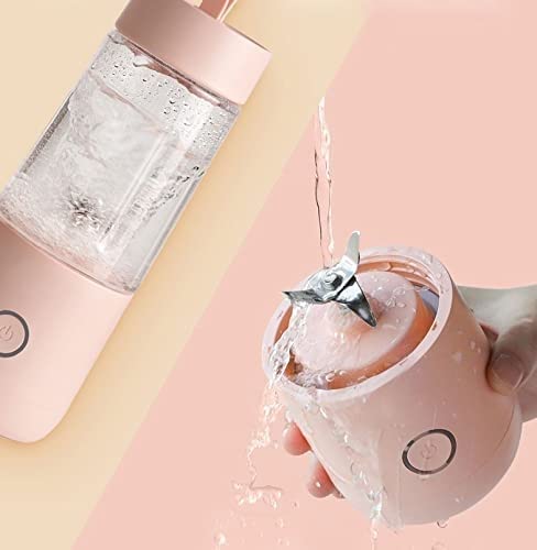 MXJCC Portable Blender, Personal Blender, Smoothie Blender. Rechargeable USB (Color : White)
