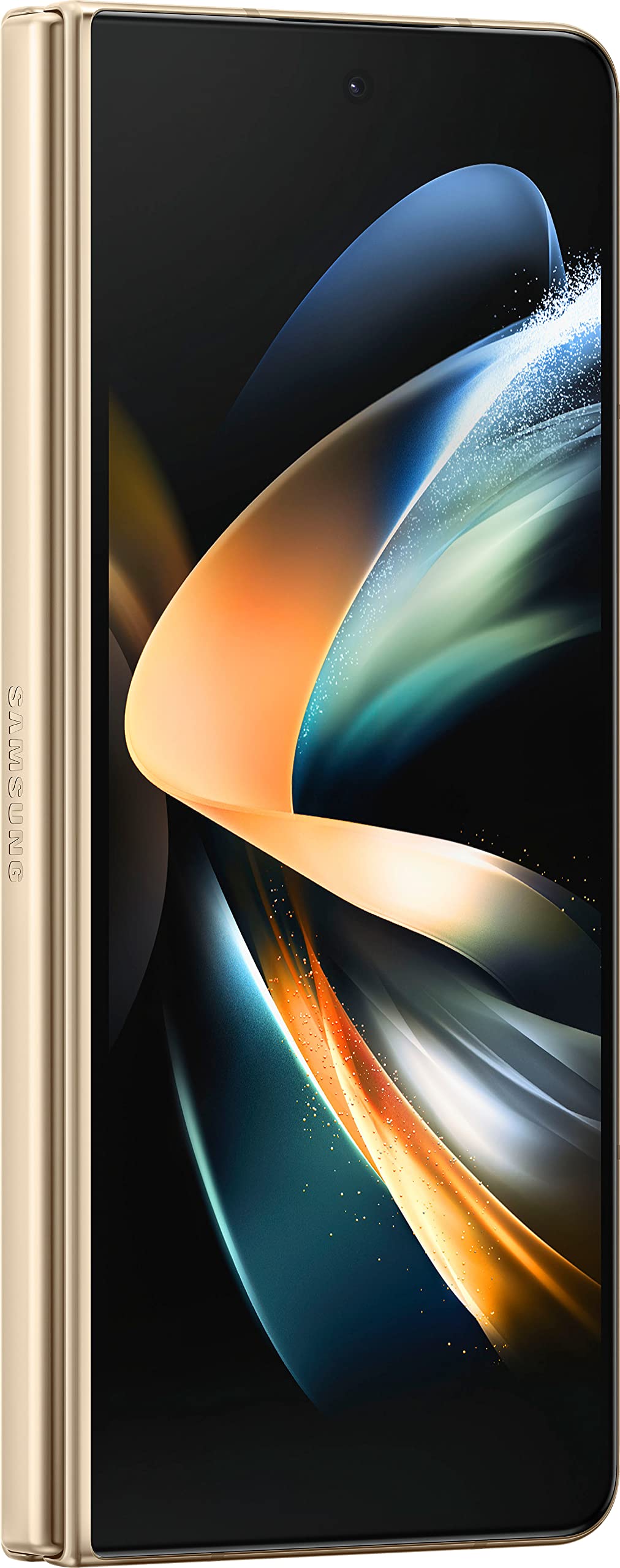 Samsung Galaxy Z Fold4 5G 512GB 12GB RAM Factory Unlocked (GSM Only, No CDMA - not Compatible with Verizon/Sprint) - Gold (Renewed)