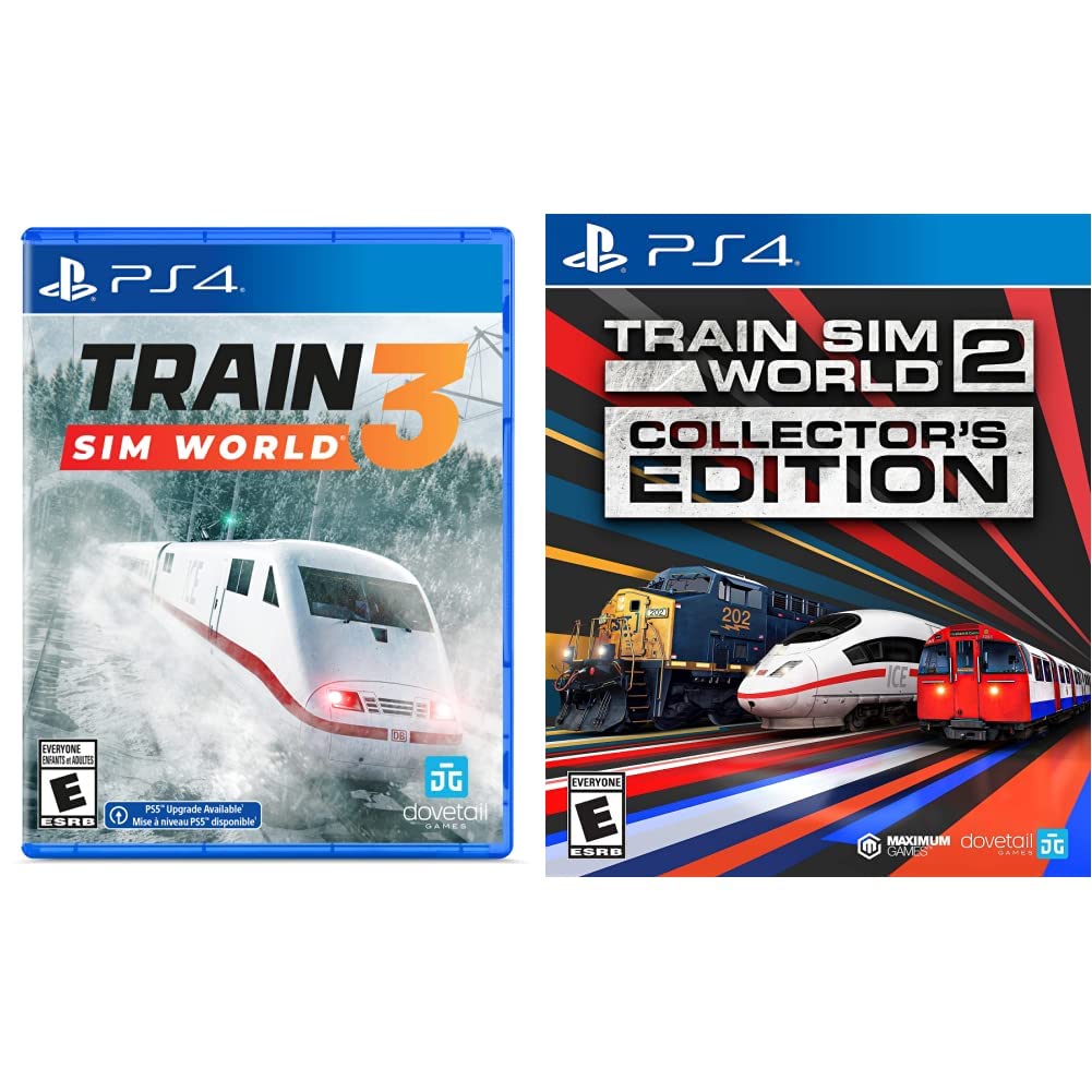 Train Sim World 3 (PS4) & Train Sim World 2: Collector's Edition (PS4) - PlayStation 4