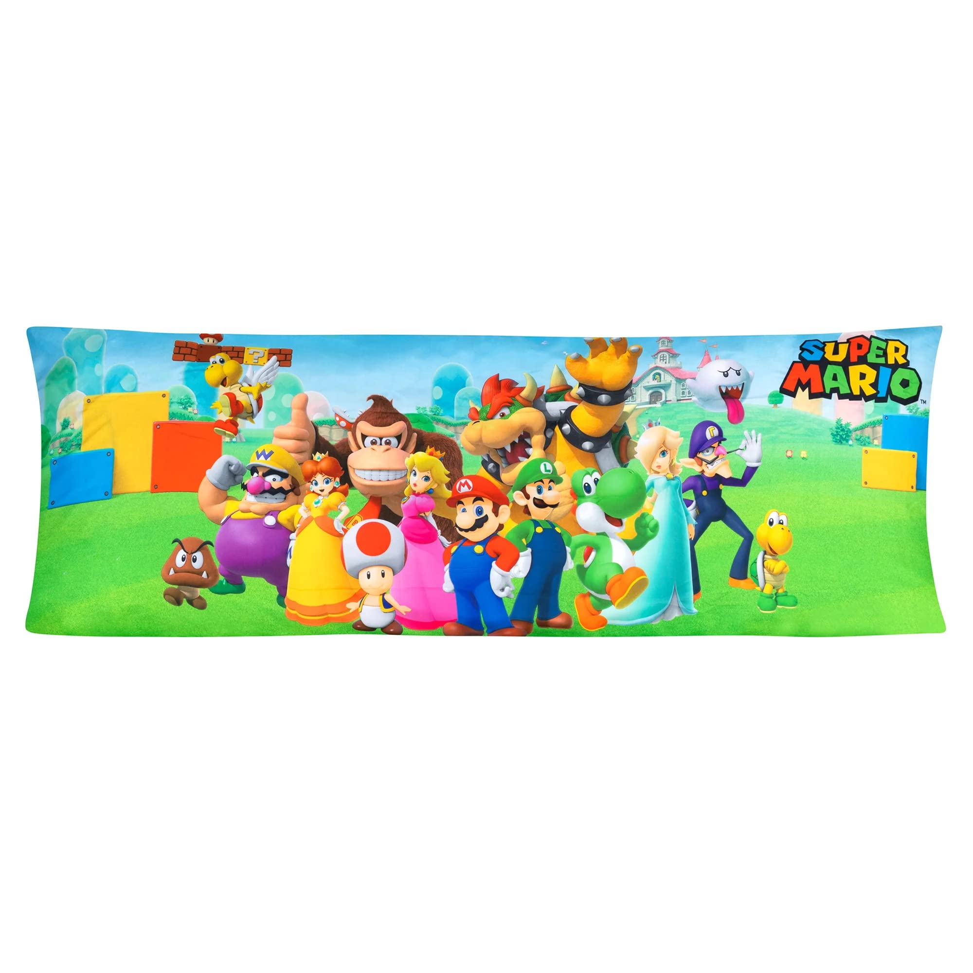 Licensed Super Mario Body Pillow Cover
