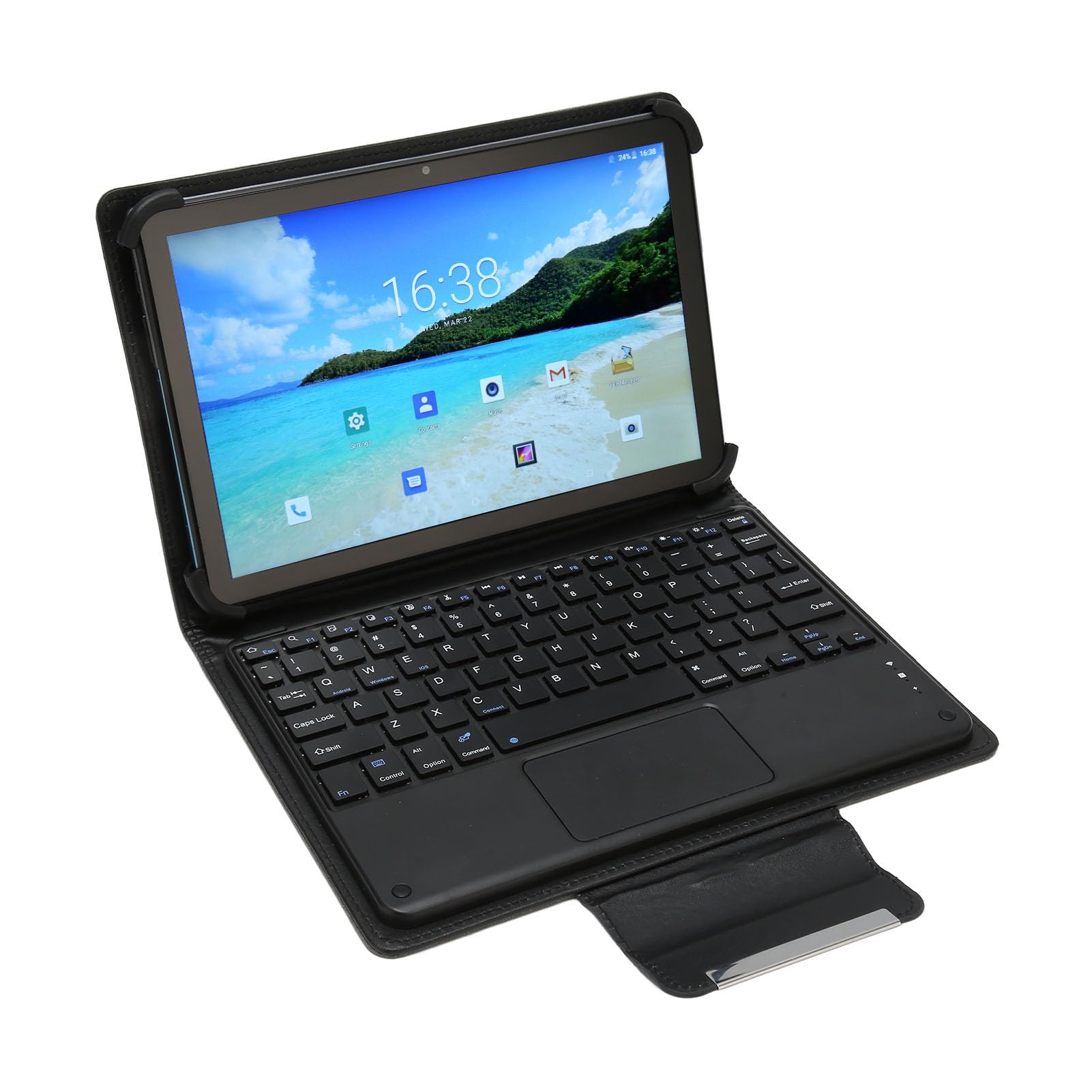 MAVIS LAVEN 10.1 Inch Tablet 2 in 1 Dual Camera Tablet 5G WiFi 8 Cores CPU 100-240V for Learning (US Plug)