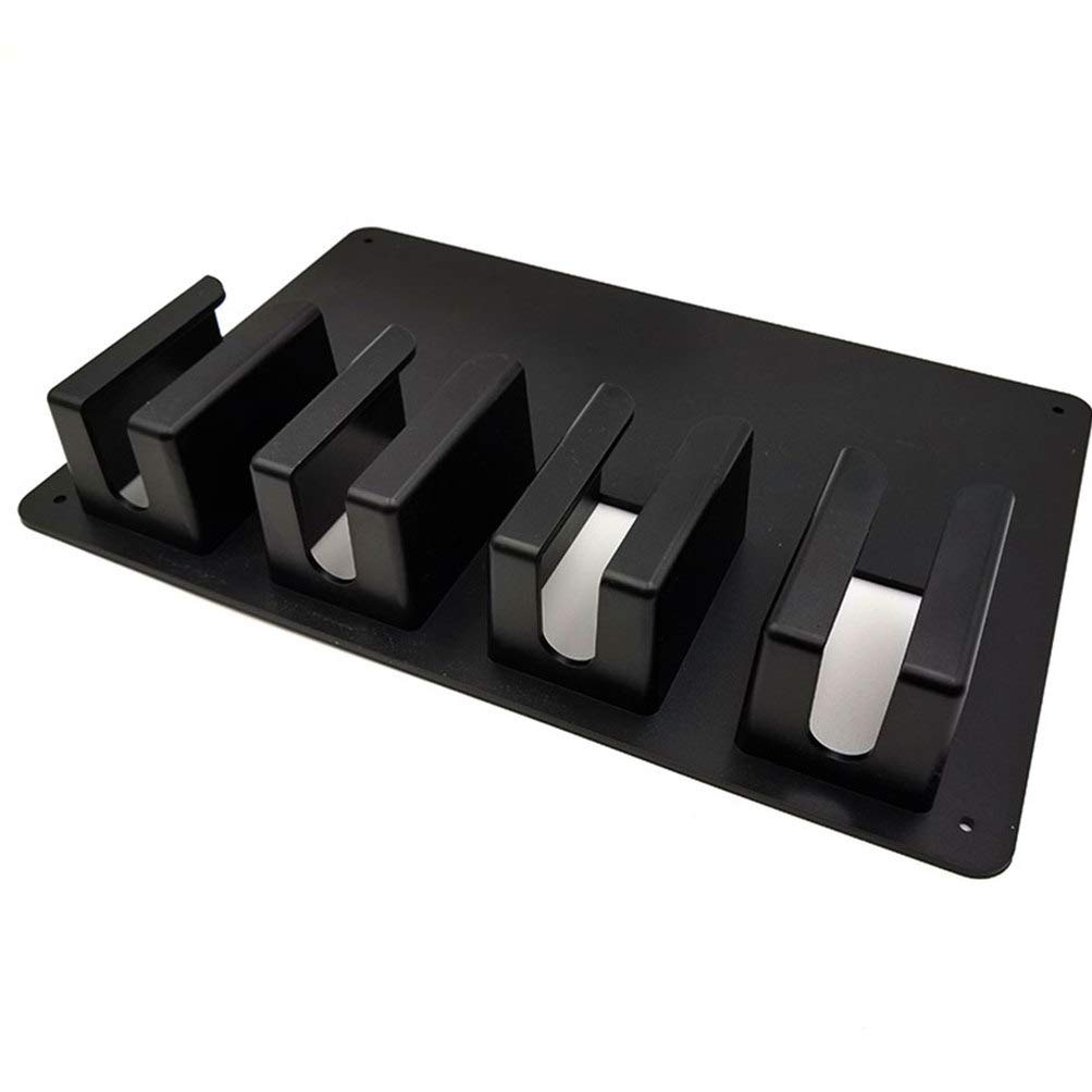 Minkissy Hair Clipper Holder Organizer Wall Mounted Hair Brush Comb Hairdressing Tool Storage Rack Shelf Container for Home Shop 31X20X6cm
