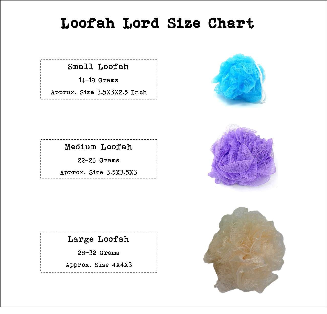 Loofah Lord 20 White and Pink Mixed Assortment Bath or Shower Sponge Loofahs Pouf Mesh Baby Shower, Girls Gift Bag Wholesale Bulk Lot