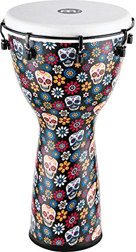 Meinl Percussion Djembe Hand Drum Circle Instrument with Synthetic Shell and Head, Alpine Series ā NOT Made in China ā Easy Tuning, 2-Year Warranty (ADJ12-SI)