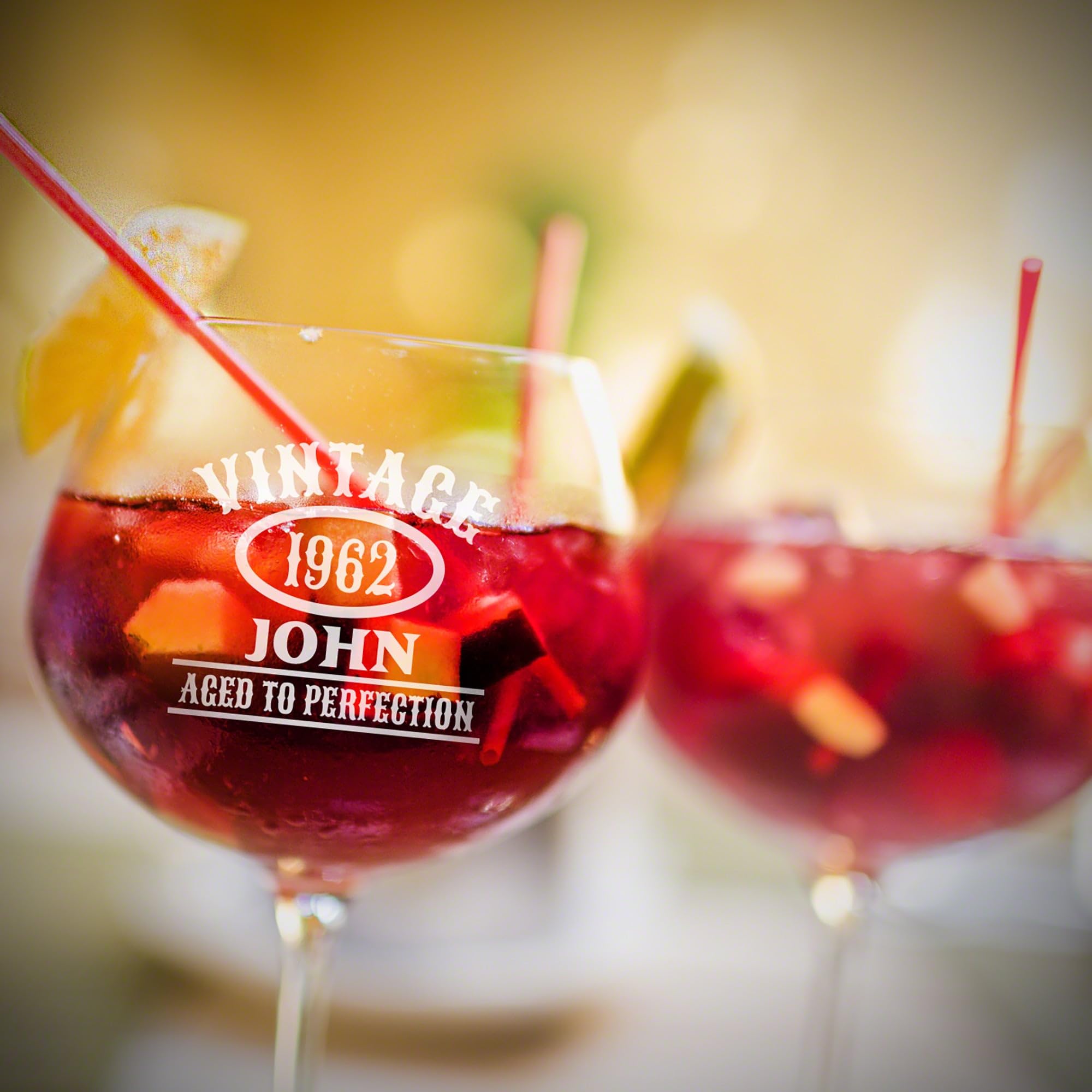 Personalized Balloon Gin Glass (Custom Product)