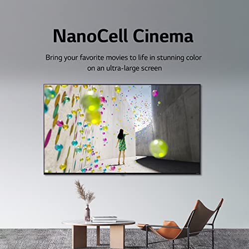 LG NANO75 Series 65-Inch Class Smart TV 65NANO75UQA - 2022 AI-Powered 4K, Alexa Built-In, Black