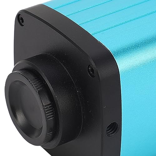 Microscope Camera, Portable 2MP Aluminum Alloy 4K Video Industrial Microscope Camera 1080P 100β240VAC 130X for Home (US Plug)
