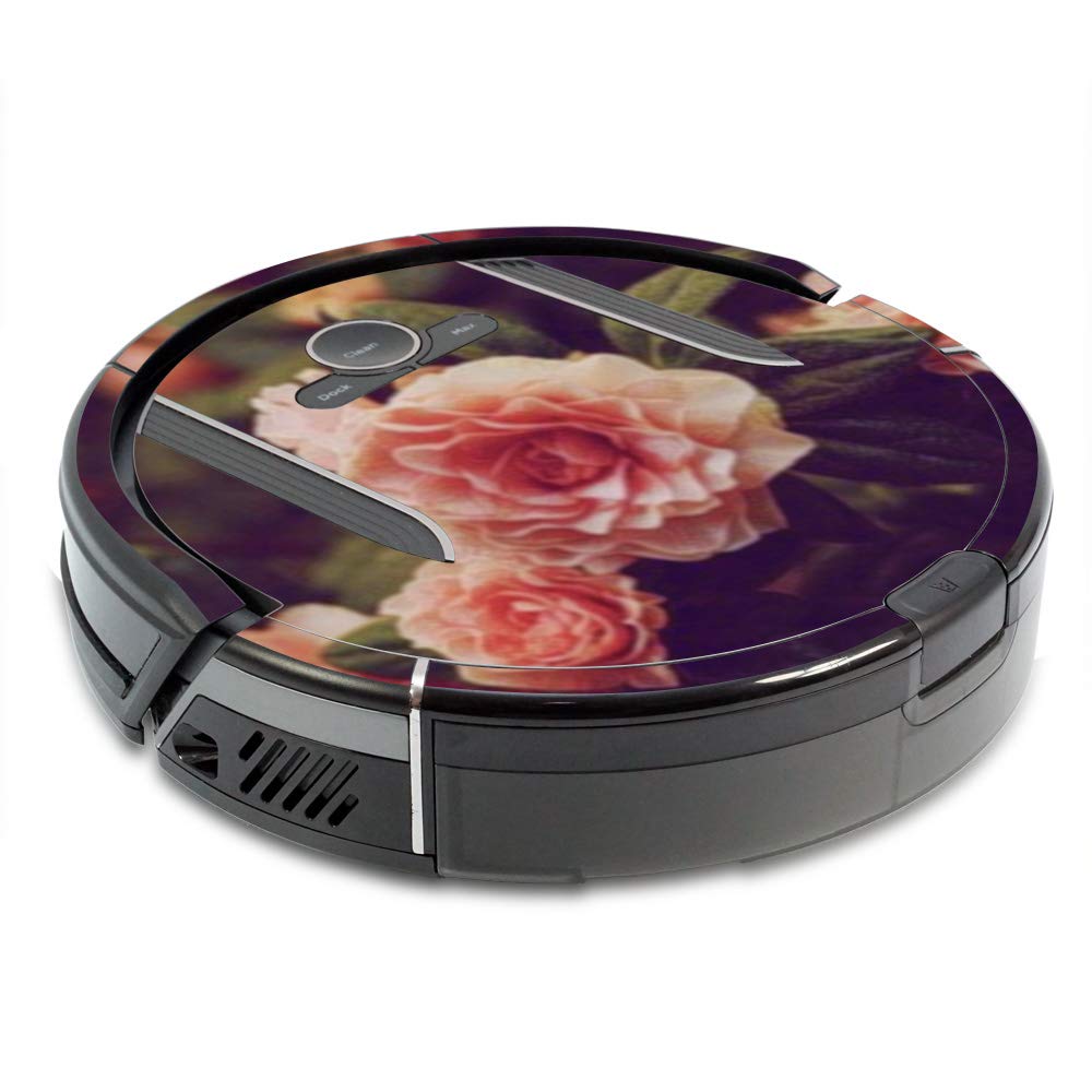 MightySkins Skin Compatible with Shark Ion Robot R85 Vacuum Minimum Coverage - Vintage Roses | Protective, Durable, and Unique Vinyl wrap Cover | Easy to Apply, Remove | Made in The USA