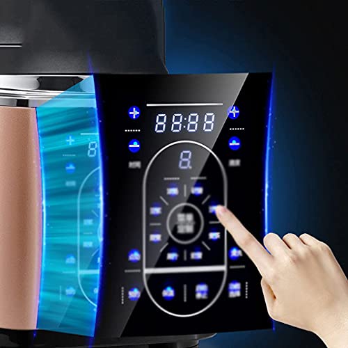 Professional Countertop Blender with 1000 watt Base, Smart Touch Panel Wall Breaking Machine,1750ml for Frozen Drinks and Smoothies Thickened Glass,Overheating Protection(2 Colours) ZJ666