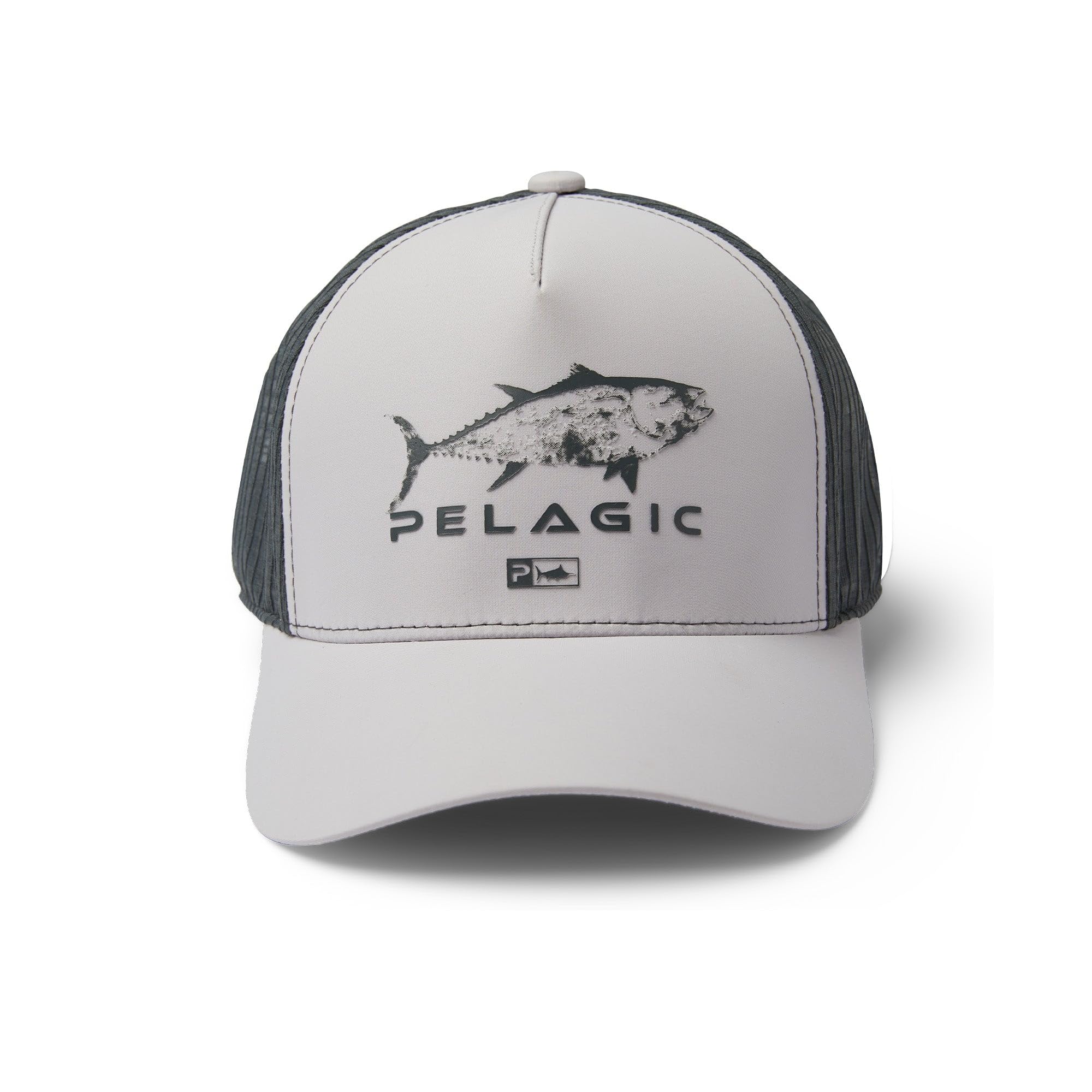 PELAGIC Apparel Echo Gyotaku Performance Trucker Black