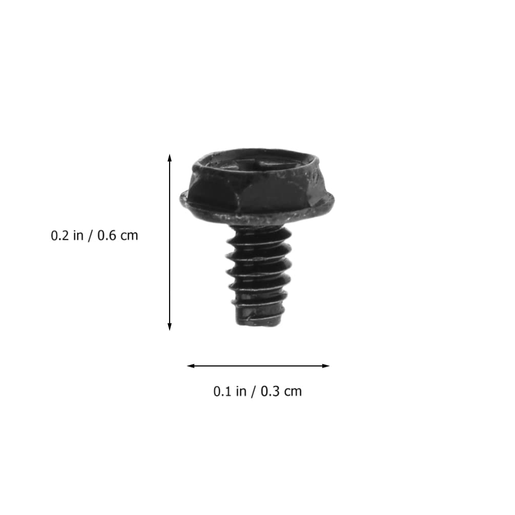 SOLUSTRE 300 PCS pci Screw Fasteners Fastener for Maintaining Computer Round Head Replacement Screw Fastener for Repairing Screw for PCI Slot Screw for PSU Chassis Power hot dip Galvanized