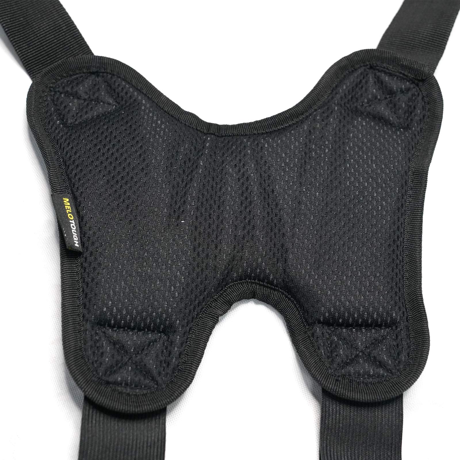 MELOTOUGH Tactical Harness Tactical Suspenders 1.5 inch Police Suspenders for Duty Belt (Black)