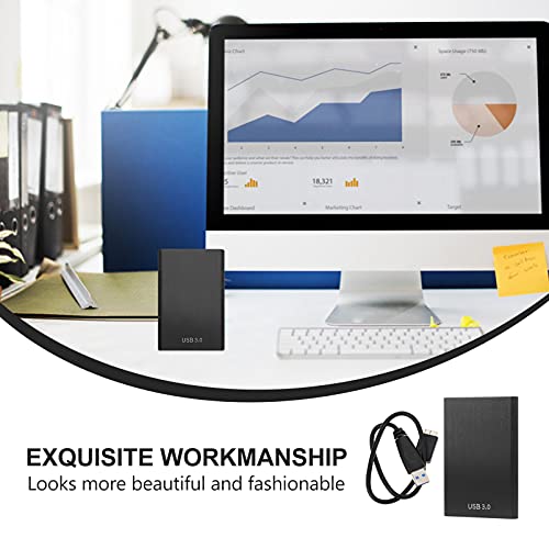 SOLUSTRE External Hard Drive Pc External Hard Drive 2 Pack USB3. 0 Mobile Hard Drive USB3. 0 Mobile Hard Drive USB3. 0 Hard Disk Hard Disk HDD External Hard Drive Pc External Hard Drive