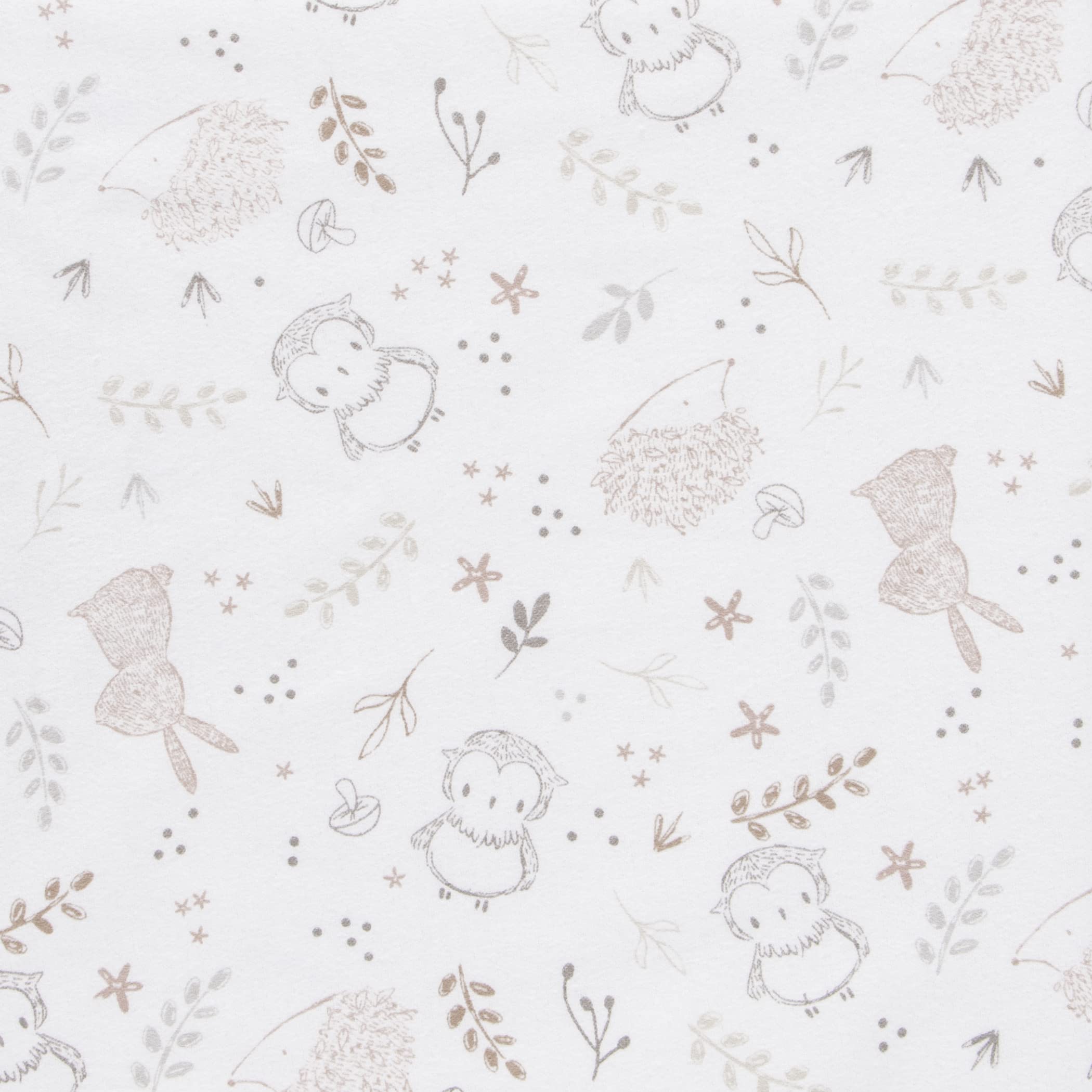 Trend Lab Woodland Friends Jumbo Flannel Swaddle Baby Blanket Cozy, Soft