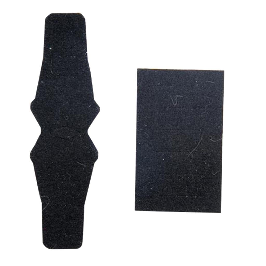 LEIPUPA 1 Set Replacement Felt Kit, Black Universal Drop Away Rest Sticker Tape, Anti-, Abrasion Proof Tool for Accessories