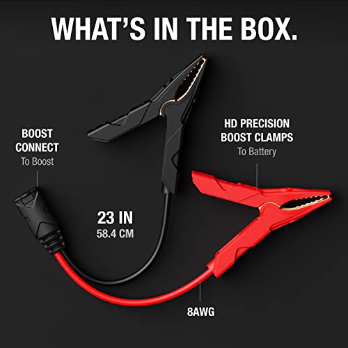 NOCO GBC003 Boost HD Precision Battery Clamps for GB20, GB40, GB50, and GBX45 UltraSafe Lithium Jump Starters