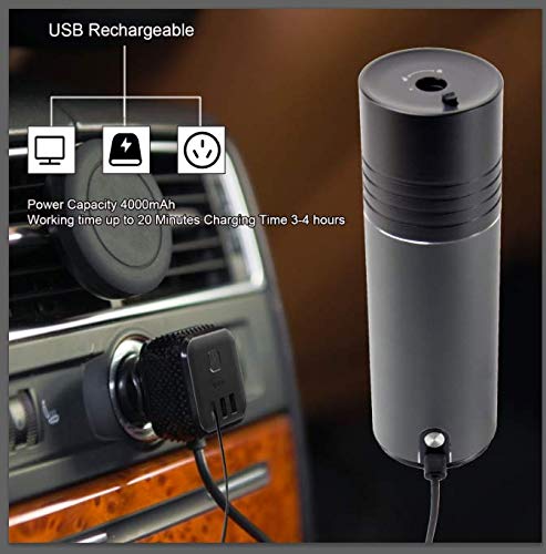 LifeBasis Vacuum Cleaner, Car Handheld Vacuum, USB Rechargeable Portable Mini Vacuum for Clean Car, Keyboard, Office Desk, Computer