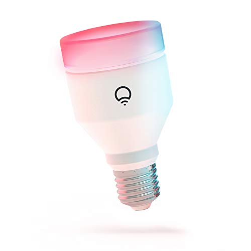 LIFX Color (Nightvision Edition), 1100lm E26, Wi-Fi Smart LED Light Bulb, Full Color and Whites, No Bridge Required, Works with Alexa, Hey Google, HomeKit and Siri, 2-Pack