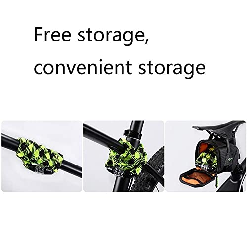 LJJSMG Bike Chain Lock, Cable Lock Bicycle Lock Anti-Theft Chain Lock Mountain Bike Lock Password Lock Electric Battery Car Lock Chain Lock,Motorcycle, Bicycle