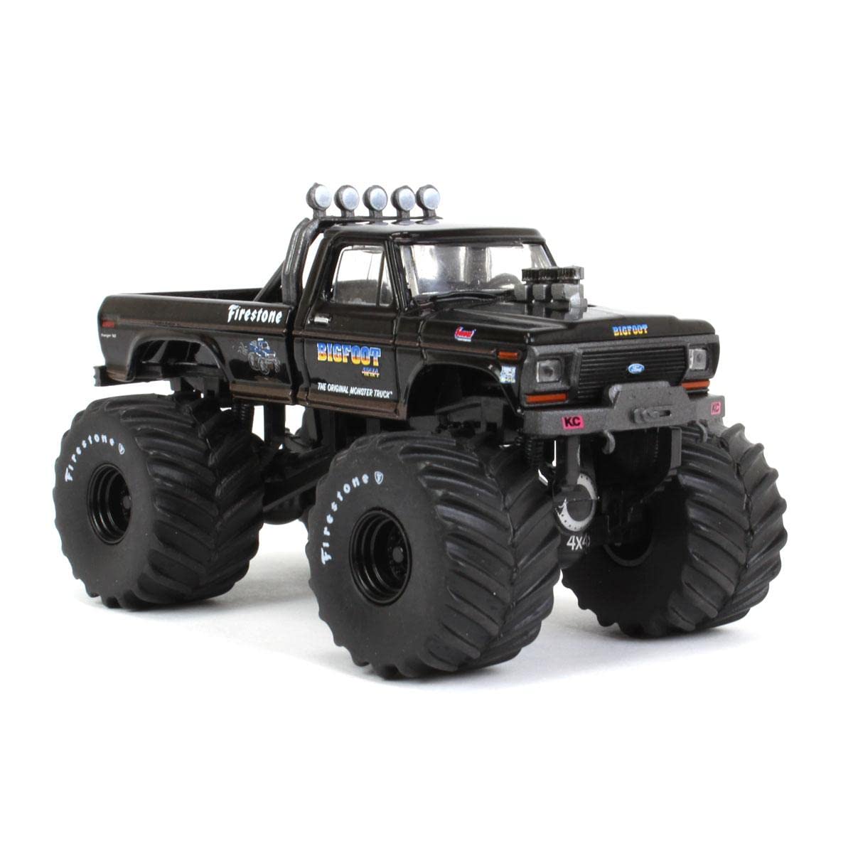 Truck 1/64 1974 Ford F-250 Monster Bigfoot 1 Black Bandit Series 27 28110-E