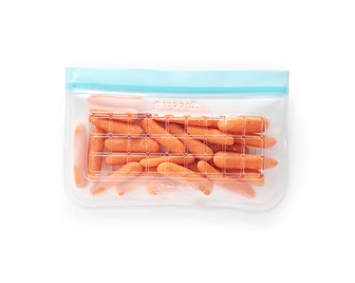 Prepara Snack Size Reusable, set of 2 Food Storage Bags, clear