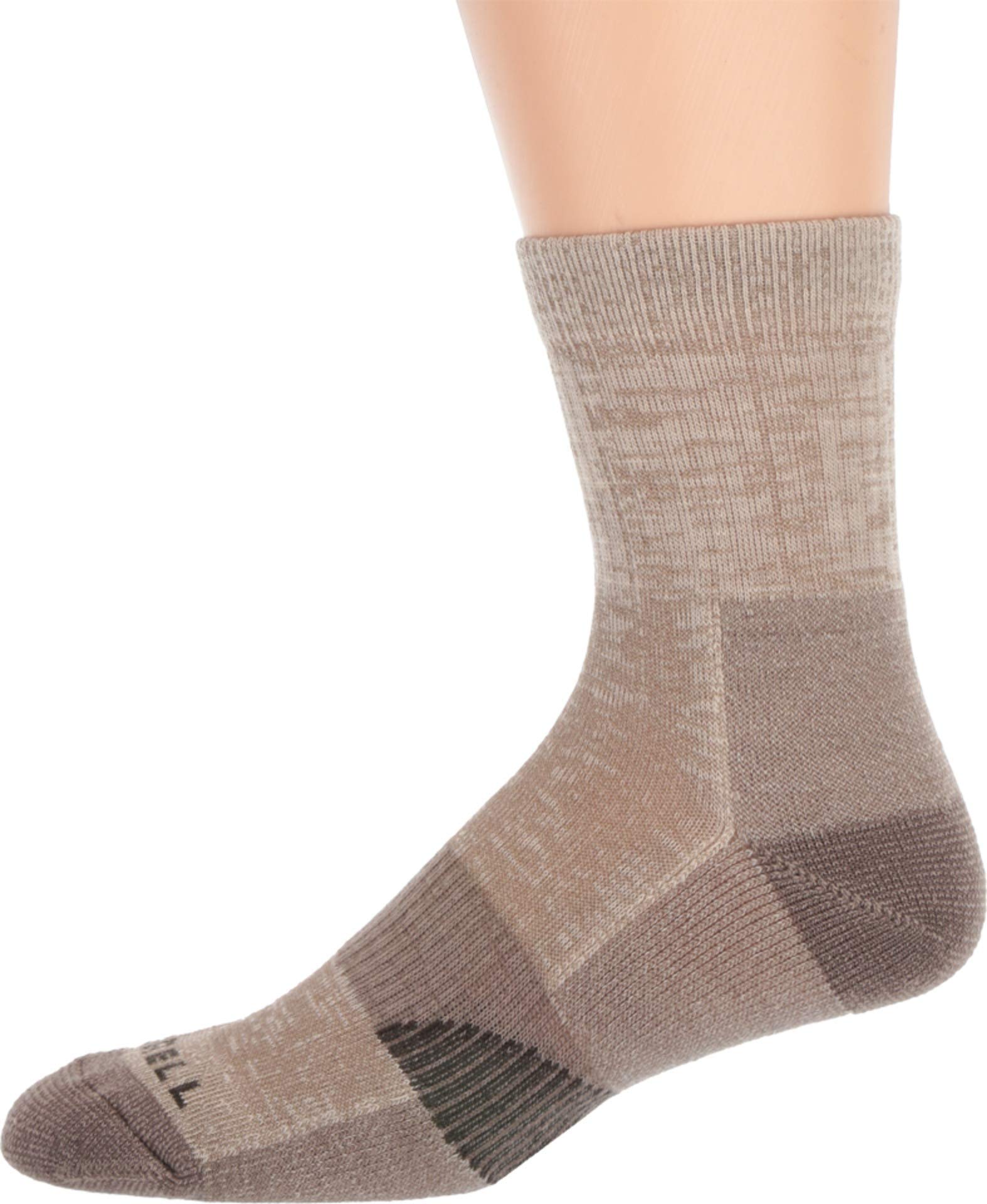Merrell Men's Light Hiker Socks, Oatmeal, M/L