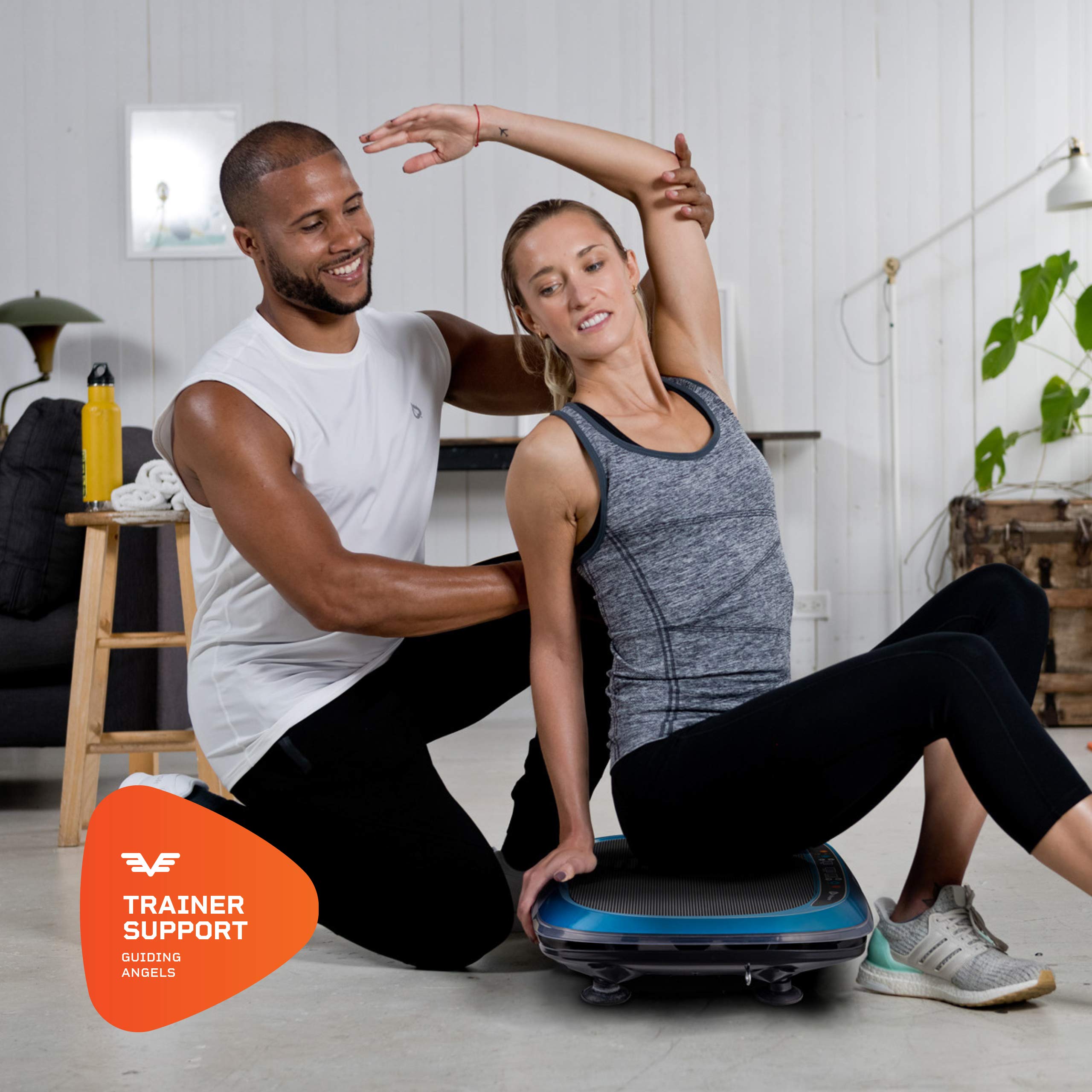 LifePro Vivid Pro Vibration Platform Machine - High Frequency 15-40 Hz Linear Viberation Plate Exercise Machine - Whole Body Home Workout Equipment for Awesome Fitness and Deep Tissue Therapy